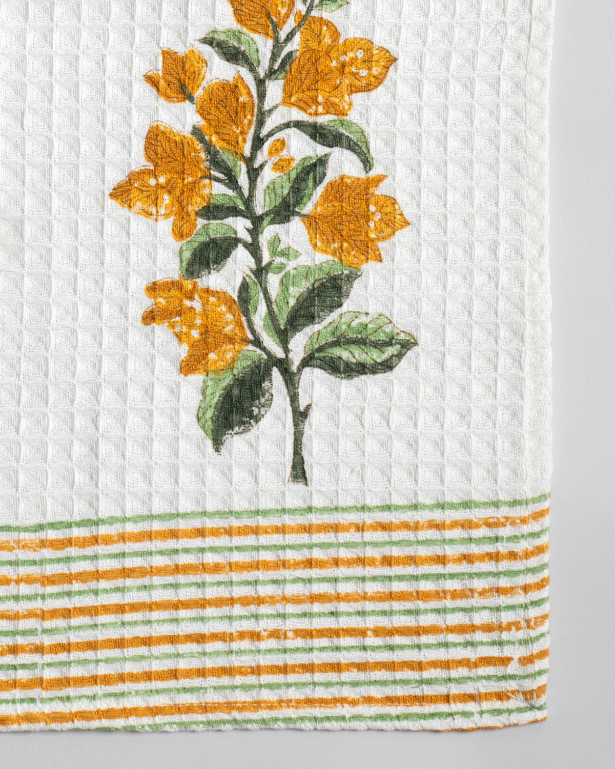 Bougainvillea Blooms Yellow Elegant Hand Towel | Rangbagh