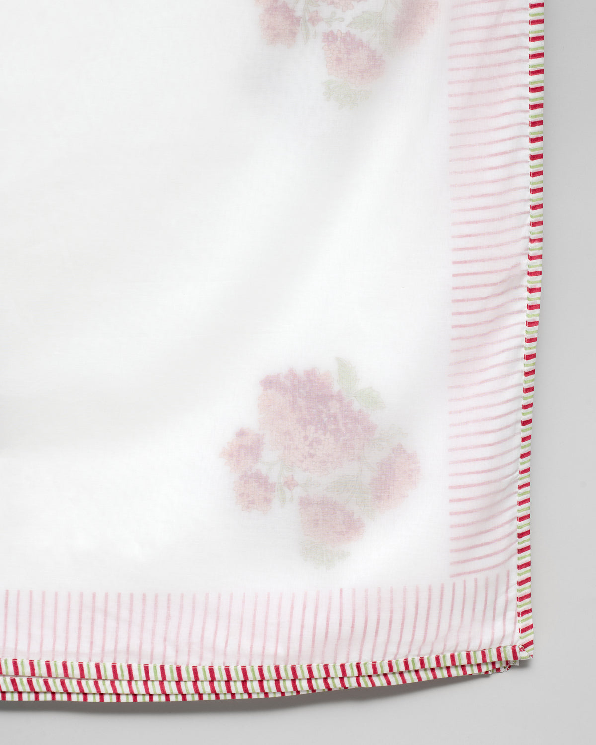 Whispering Hydrangea Pink 3D Dohar | Rangbagh