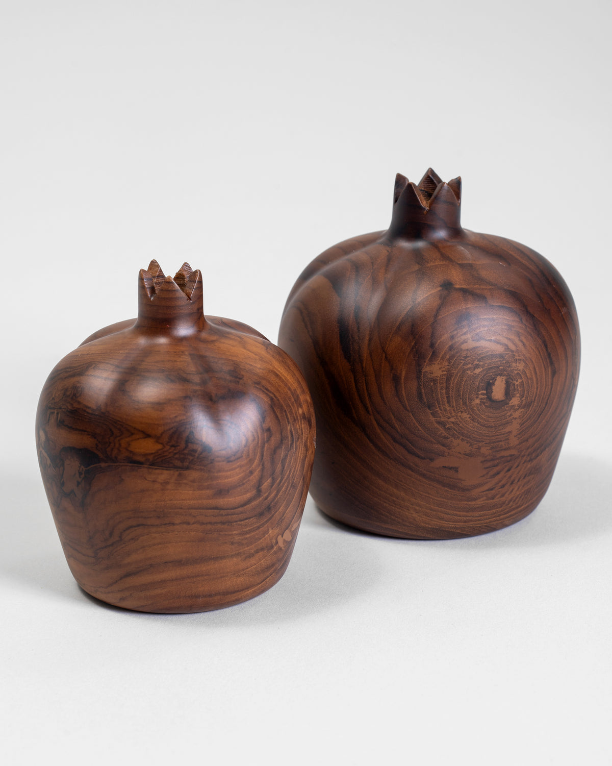 Wooden Pomegranate Candle Holder - Set of 2 | Rangbagh