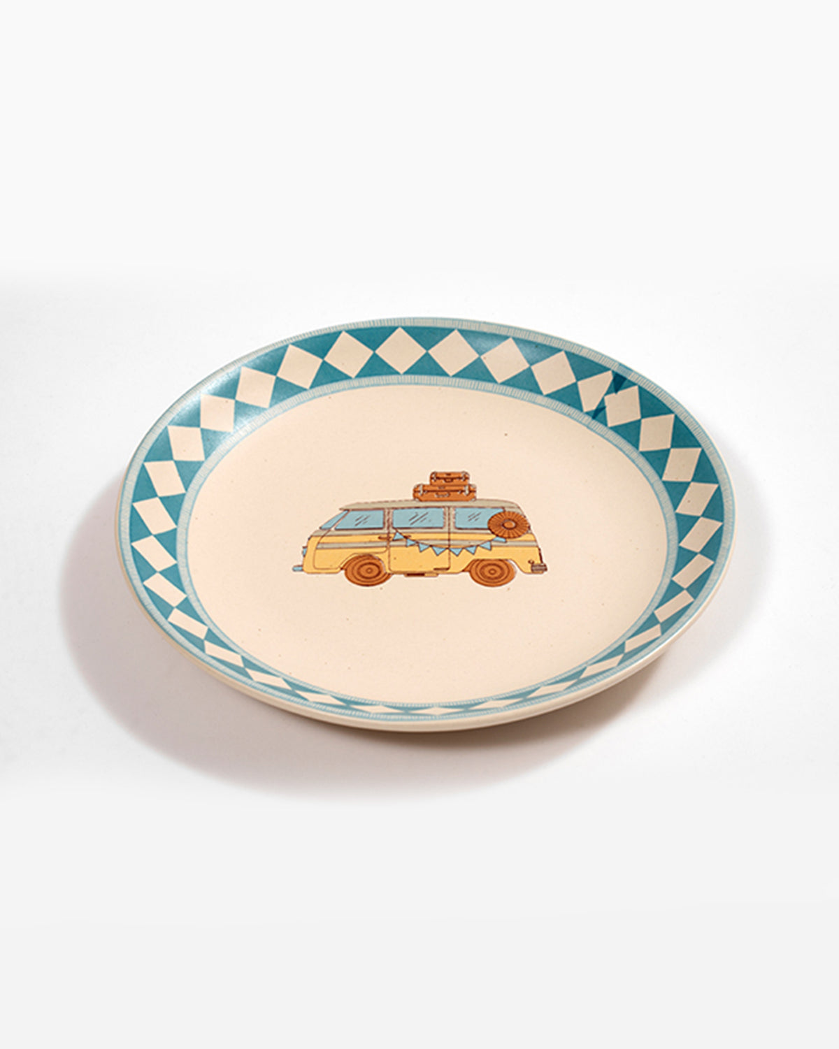 Azure Van Quarter Plate | Rangbagh