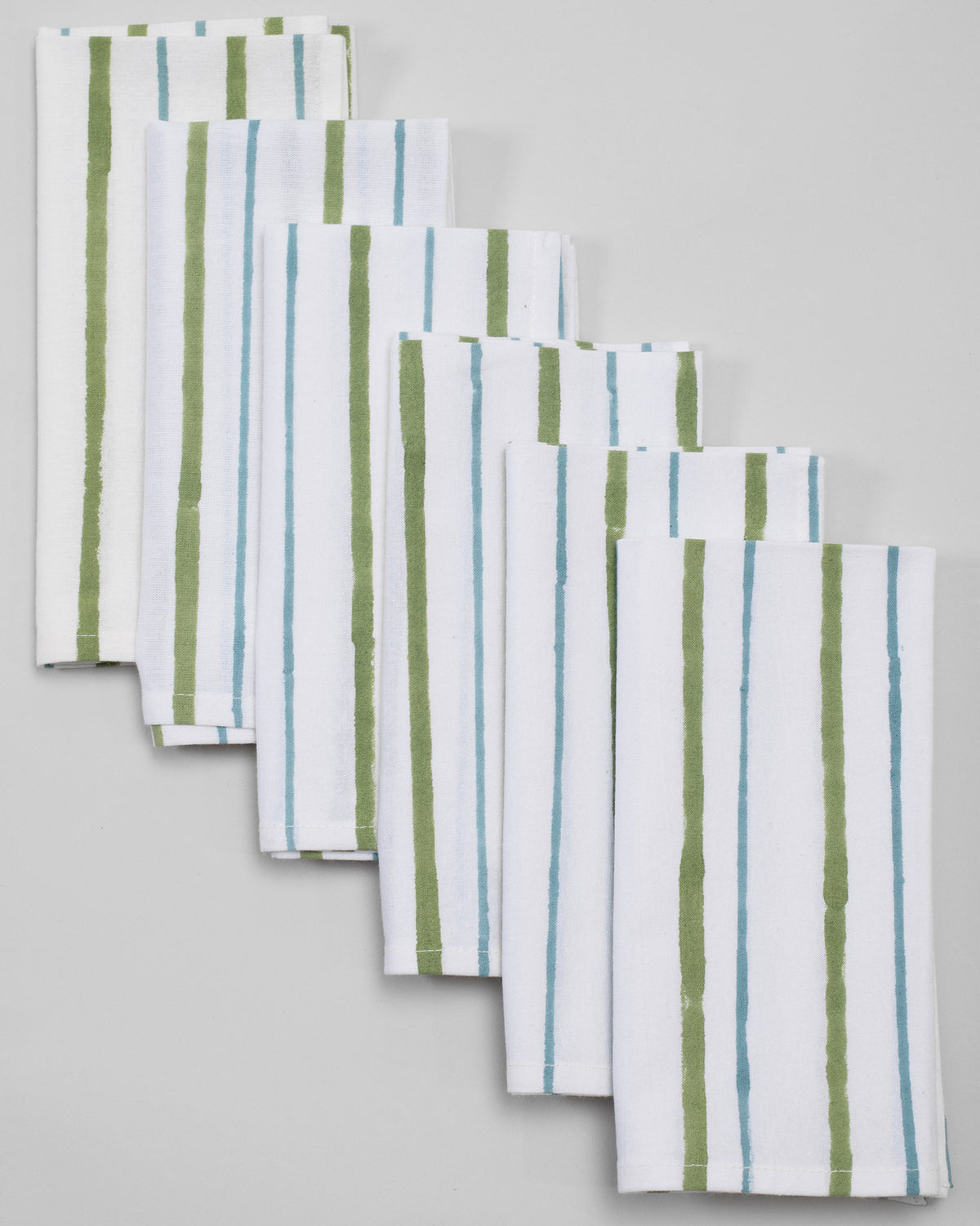Bagh Stripes Napkin - Set of 6 | Rangbagh