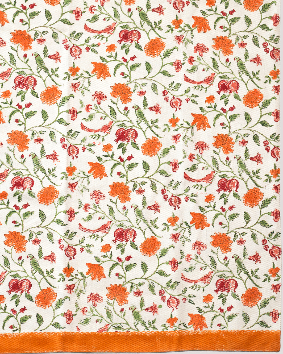 Orange Jaal Hand Woven Rug (Big) | Rangbagh