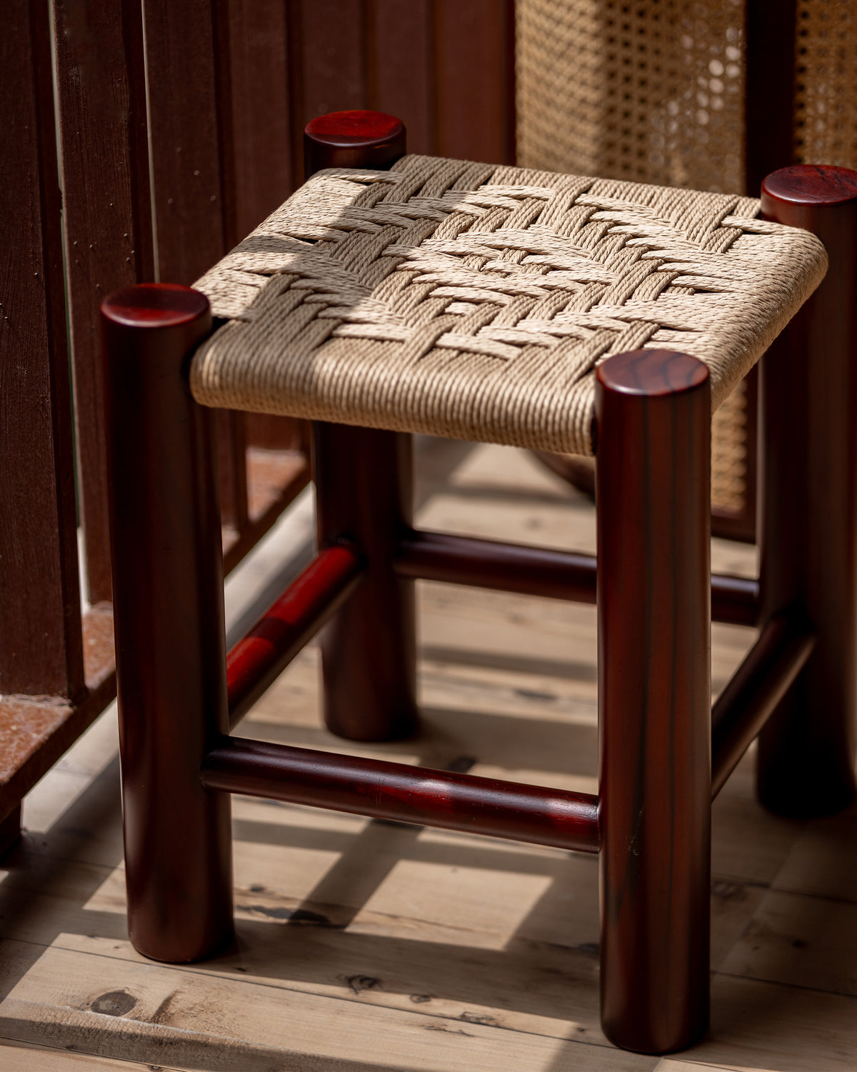 Danish Cord stool - Set of 3 | Rangbagh