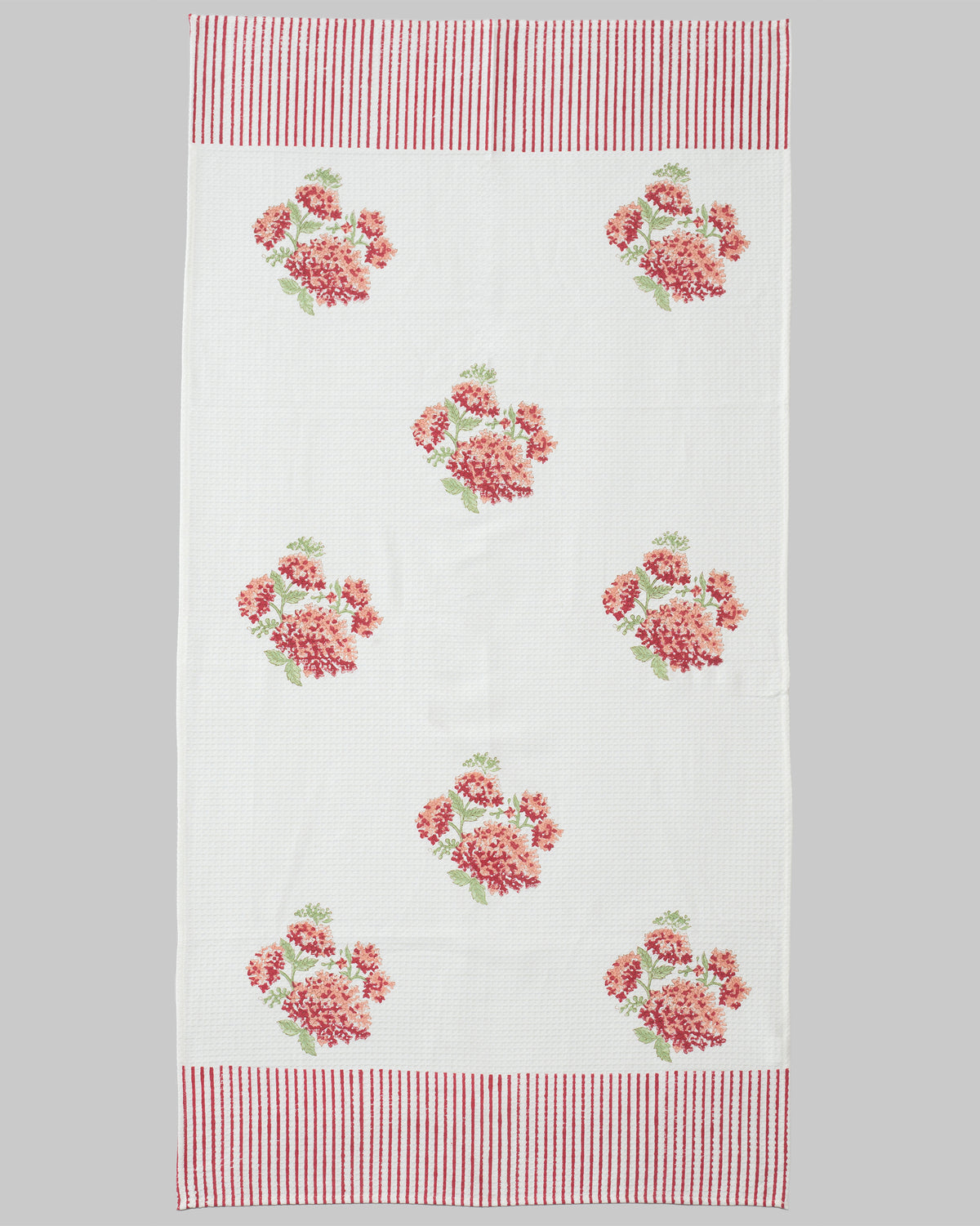 Whispering Hydrangea Pink Elegant Bath Towel | Rangbagh