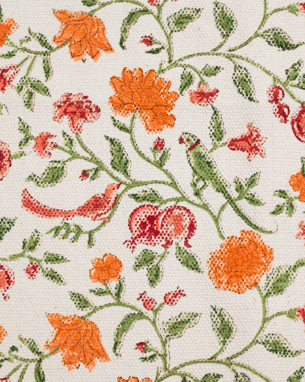 Orange Jaal Hand Woven Rug (Big) | Rangbagh