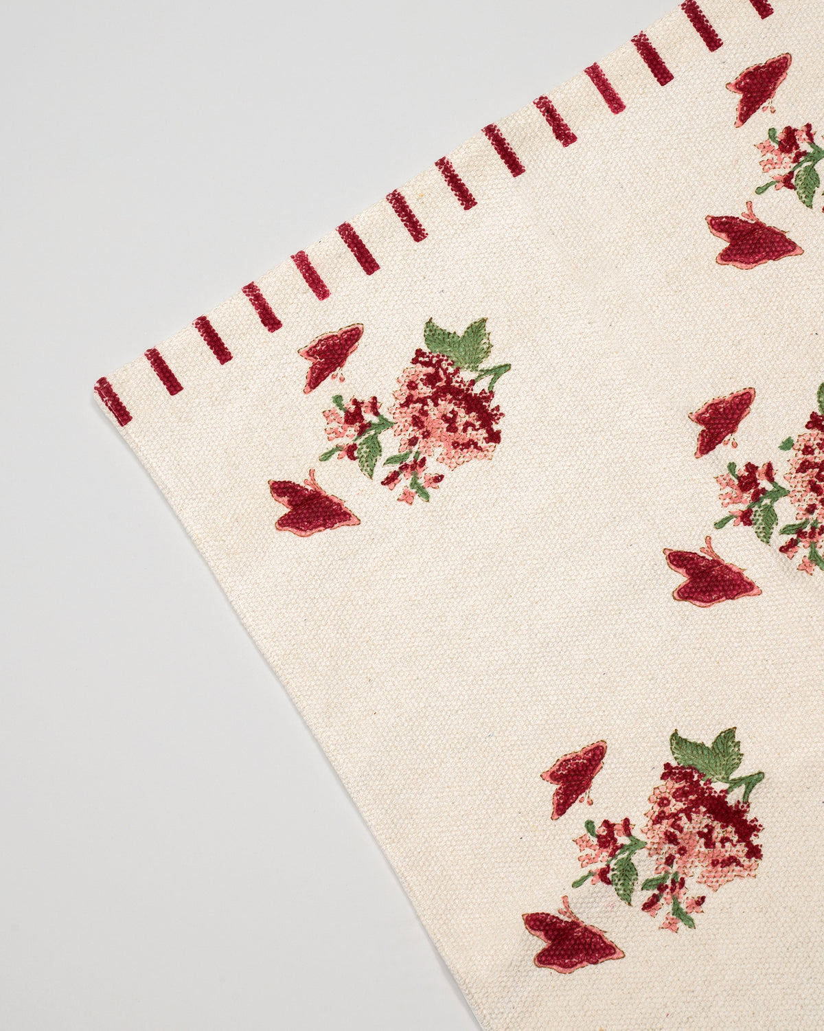 Whispering Hydrangea Pink Hand Woven Rug - Small | Rangbagh